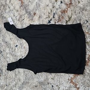 GAP | Tops | Gap Ribbed Tank Ruffle Strap | Poshmark